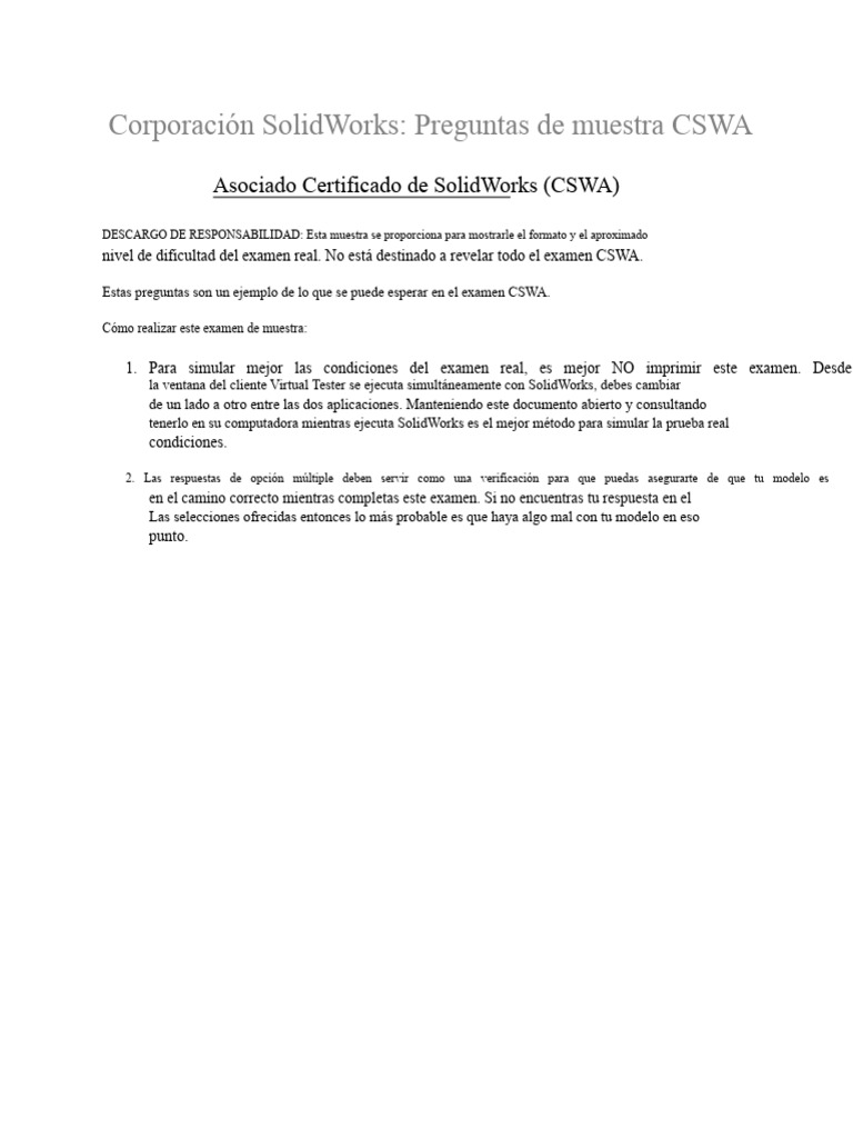 Preguntas de Examen de Muestra de CsWa | PDF | Informática