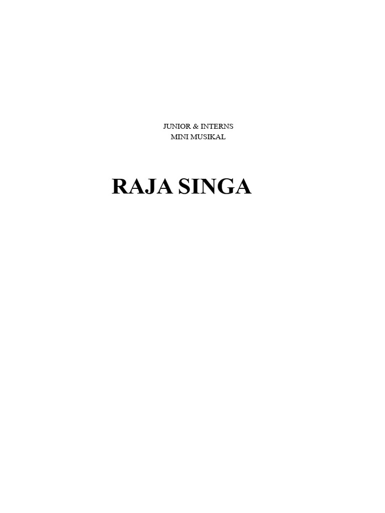 Raja Singa | PDF