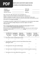 DCDQ'07 Coordination Questionnaire | PDF | Questionnaire | Cognitive ...