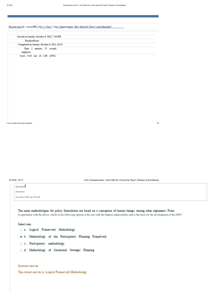 Unit 3 Questionnaire - How Much Do I Know About The Topic - Review of ...