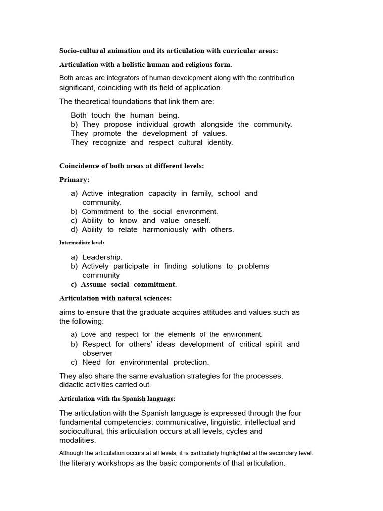 Socio-Cultural Animation in Education | PDF | Social Sciences | Science