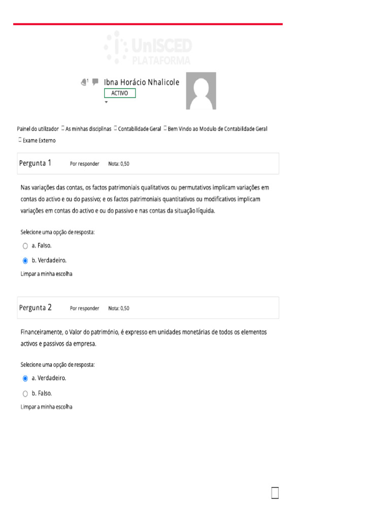 Examen Extern - Contabilitate Generală | PDF