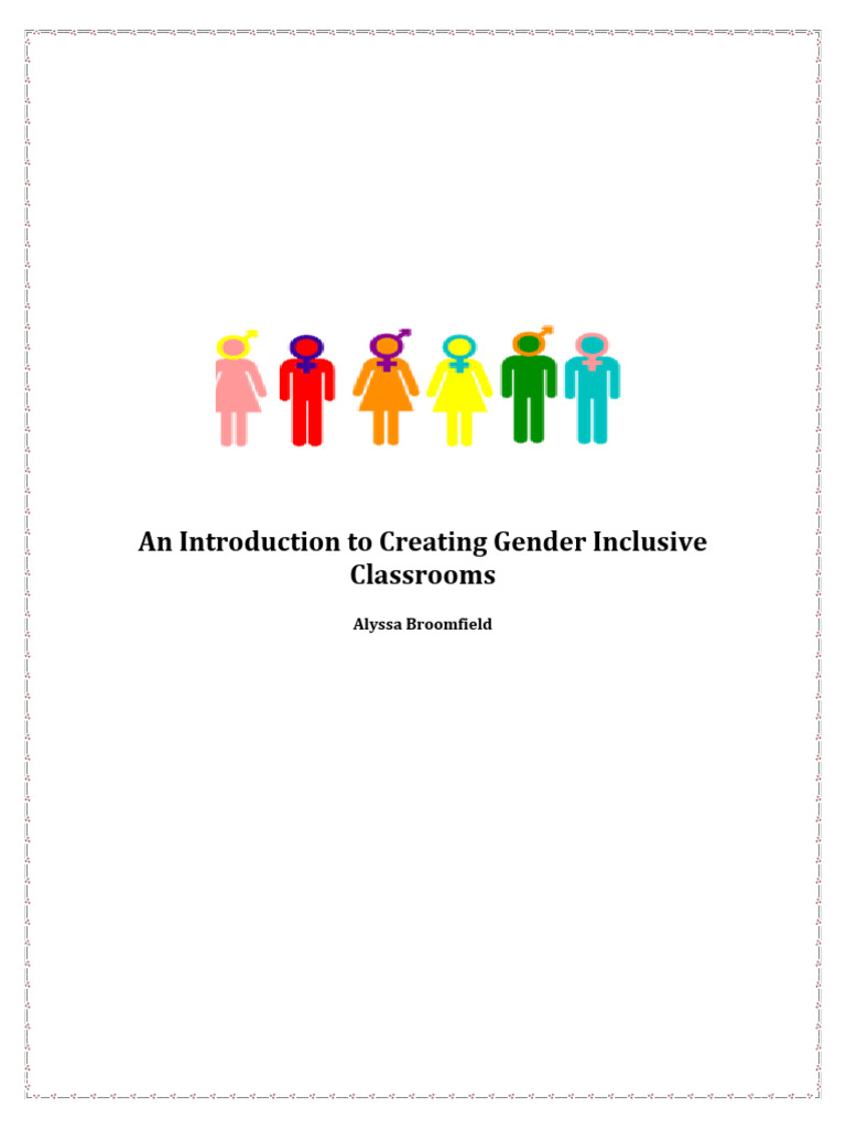 Gender Inclusive Classrooms Guide | PDF | Gender | Gender Studies