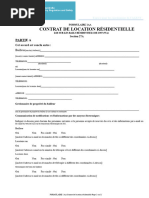 Formulaire de bail de logement Québec | PDF | Logement | Chèque