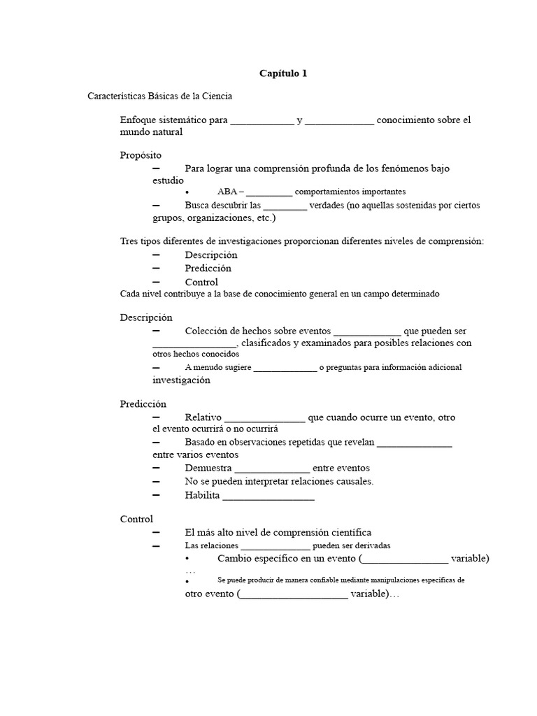 capítulo01 Cooper Heron Heward cuestionario | PDF | Behaviorismo ...