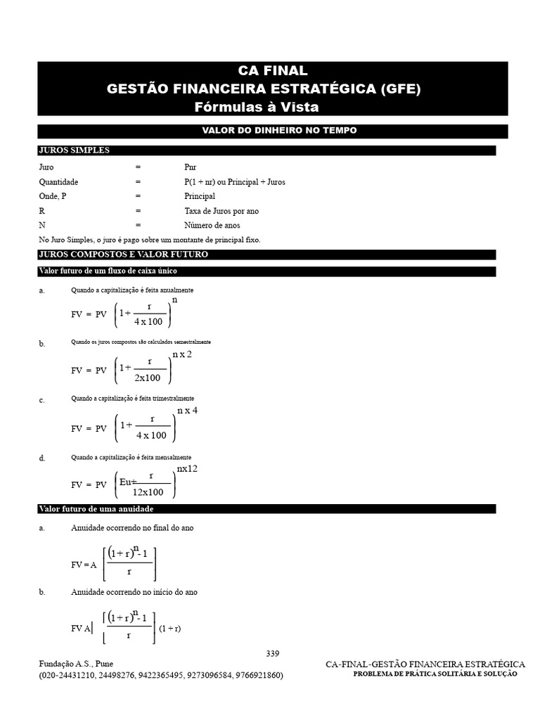 Formulários de Gestão Financeira Estratégica Completa | PDF | Dividendo ...