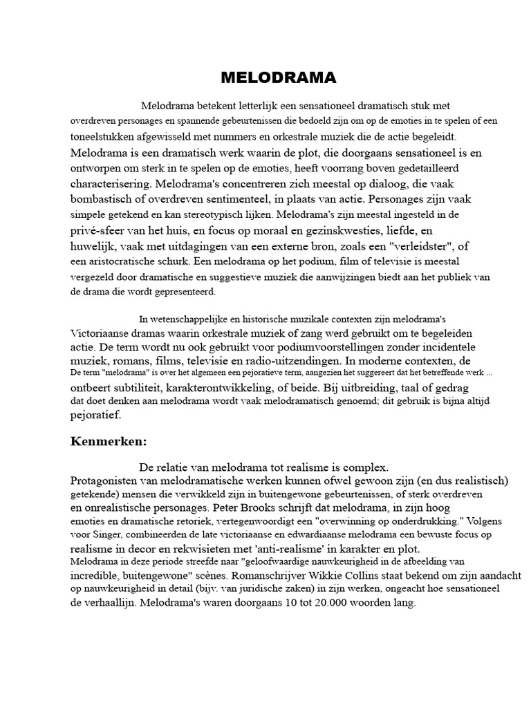 MELODRAMA | PDF