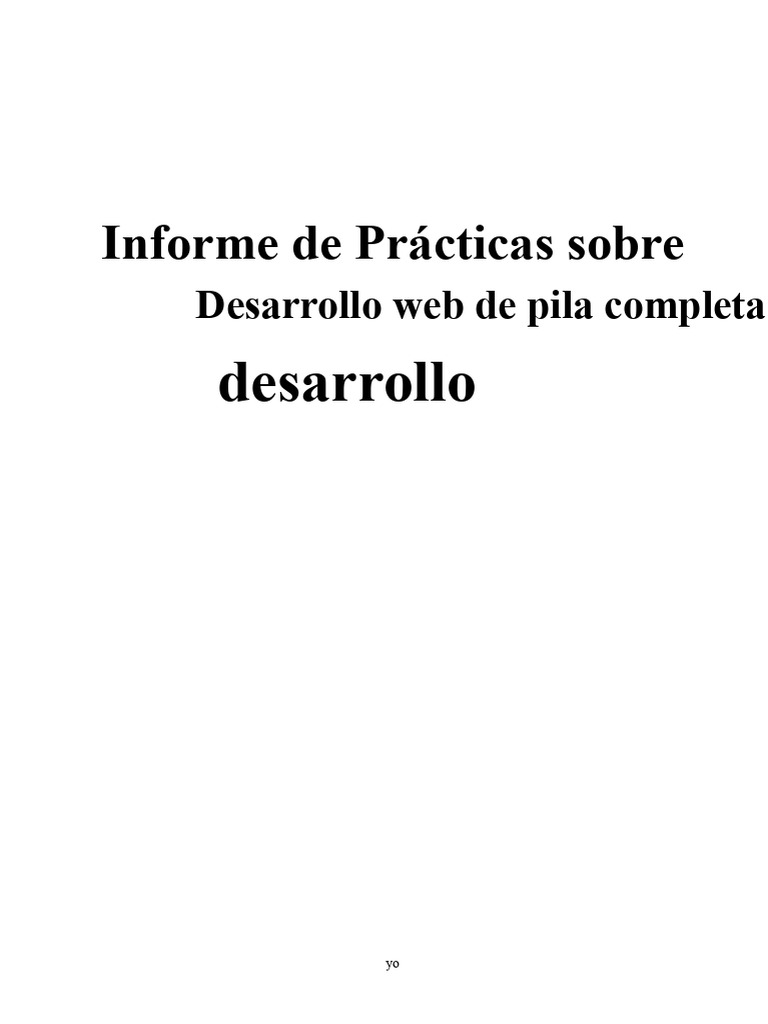 Informe de Prácticas de Desarrollo Web Takeitsmart | PDF | Php | Mi sql