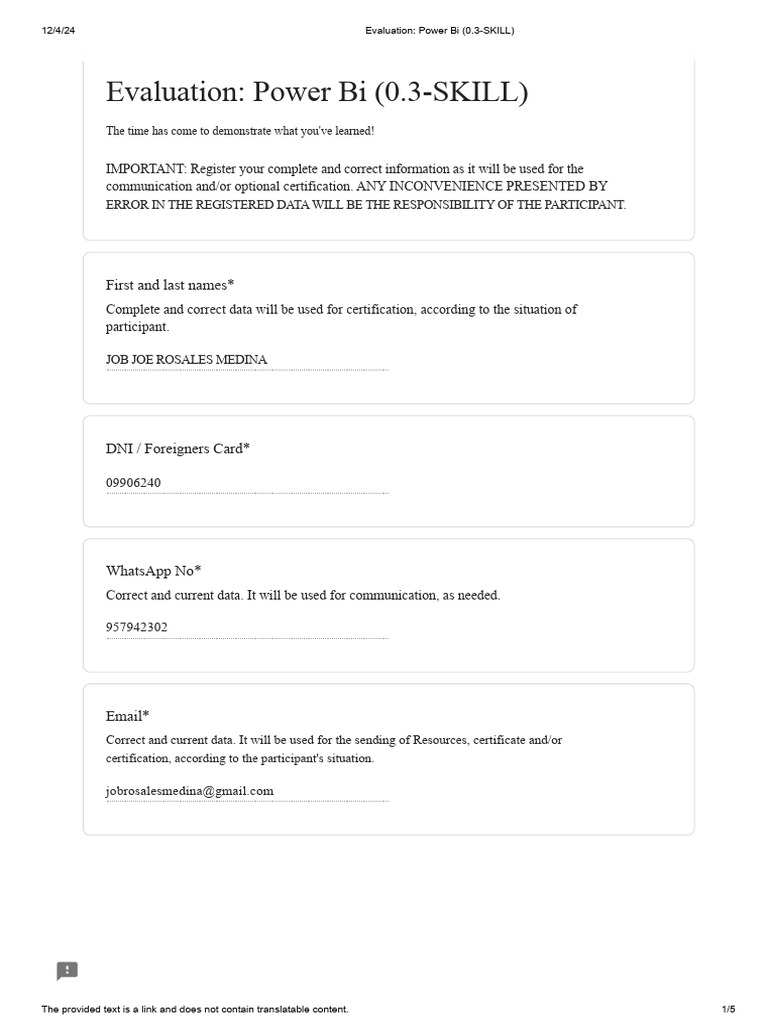 Power Bi Assessment (0.3-SKILL) | PDF | Data | Information Technology ...