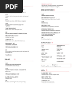 Incanta Menu Br693txx | PDF | Sushi | Tofu