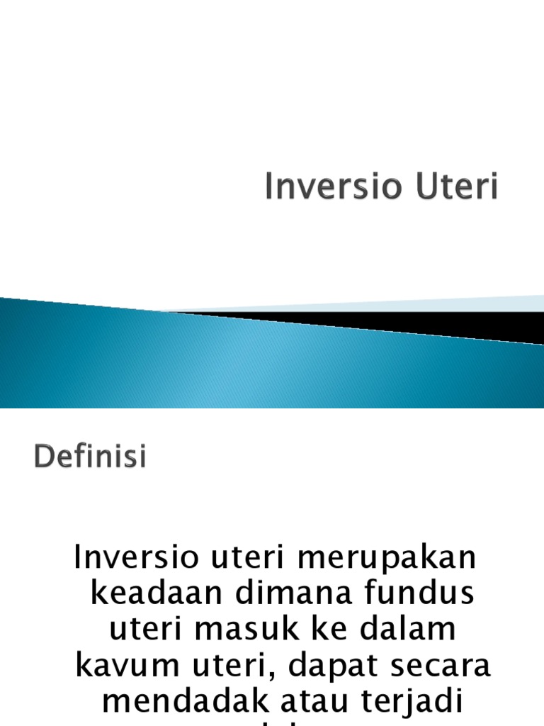 Inversio Uteri | PDF