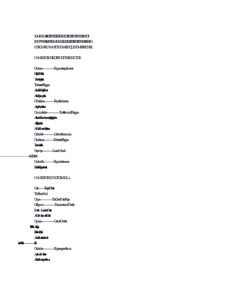 Santería Saints and Their Names | PDF | Santería