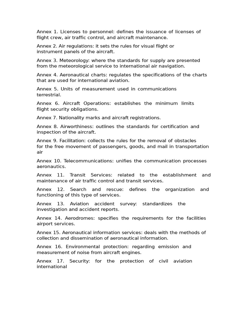 ICAO Annex 19 | PDF
