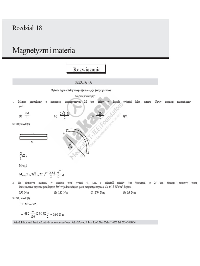 Magnetyzm I Materia | PDF