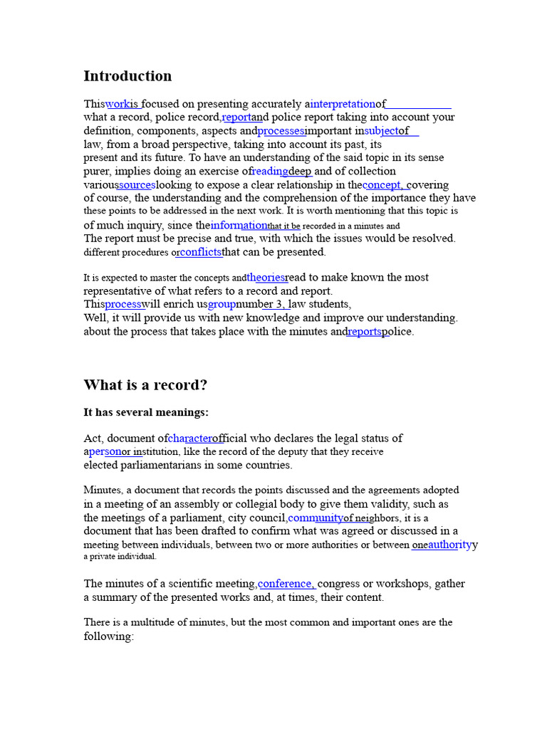 Understanding Police Records and Reports | PDF | Police | Arrest