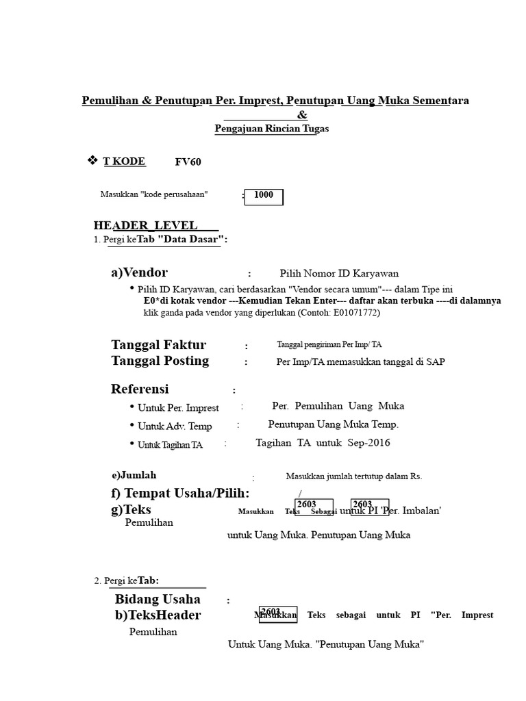 Penutupan Imprest Dan Ta | PDF