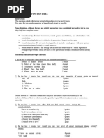 PUF Questionnaire | PDF | Urination | Clinical Medicine