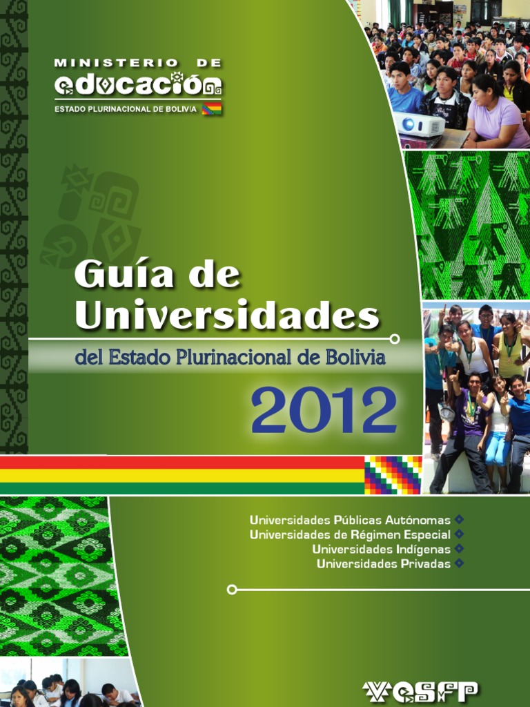 Guia de Universidades-2012 | PDF | Bolivia | Universidad