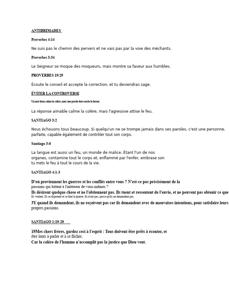 Citations sur le harcèlement et la paix | PDF