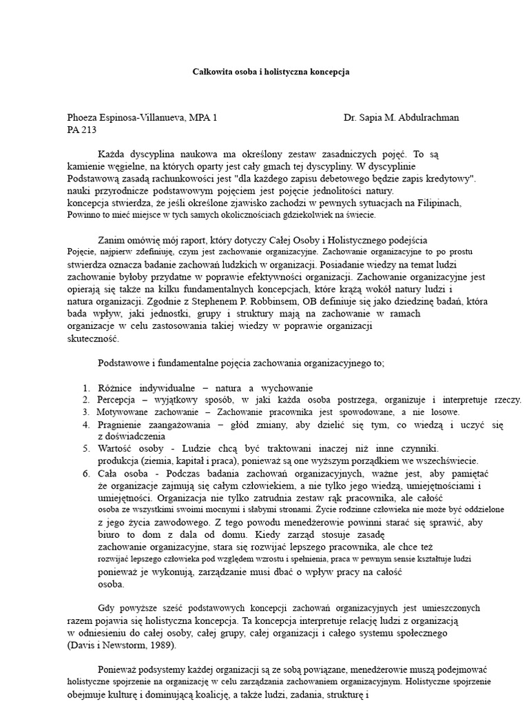 Cała Osoba | PDF