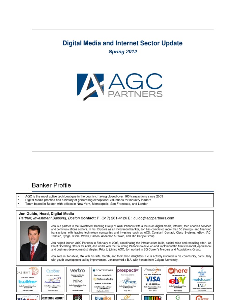 Digital Media and Internet Sector Update - Spring 2012 Final | PDF ...