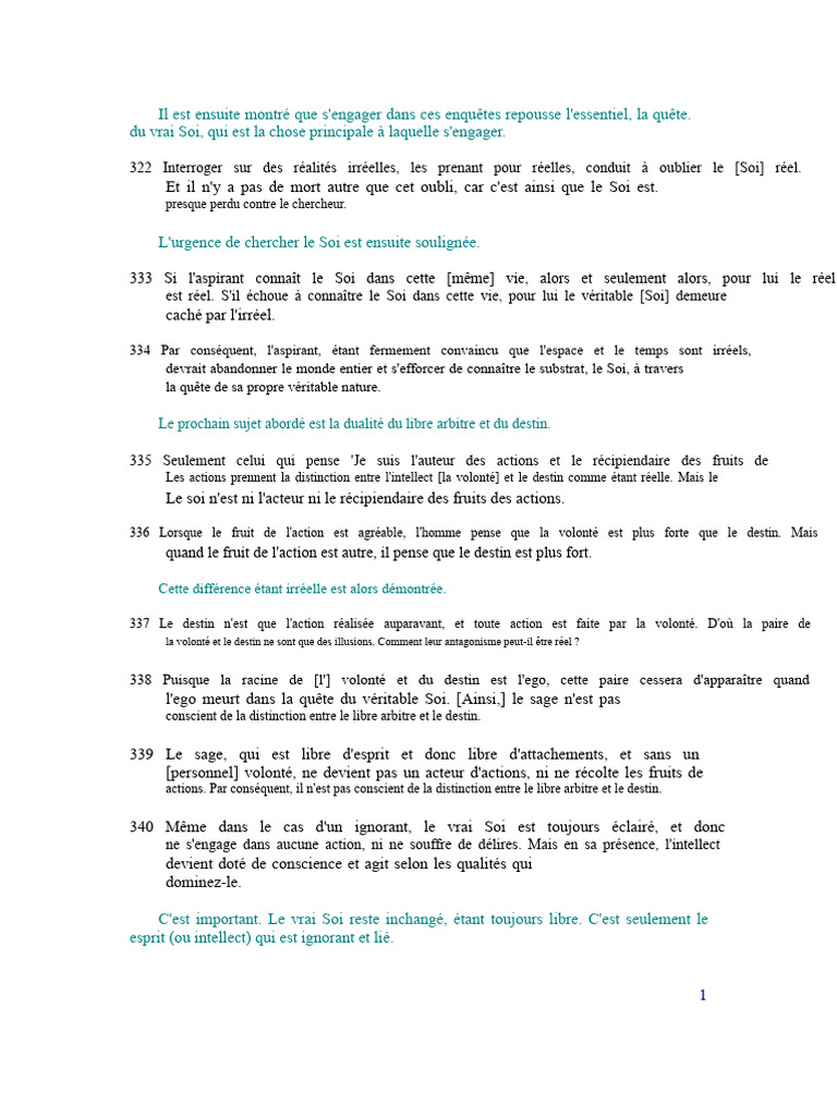 Quête du Soi : Libre arbitre et Destin | PDF | Âme | Conscience