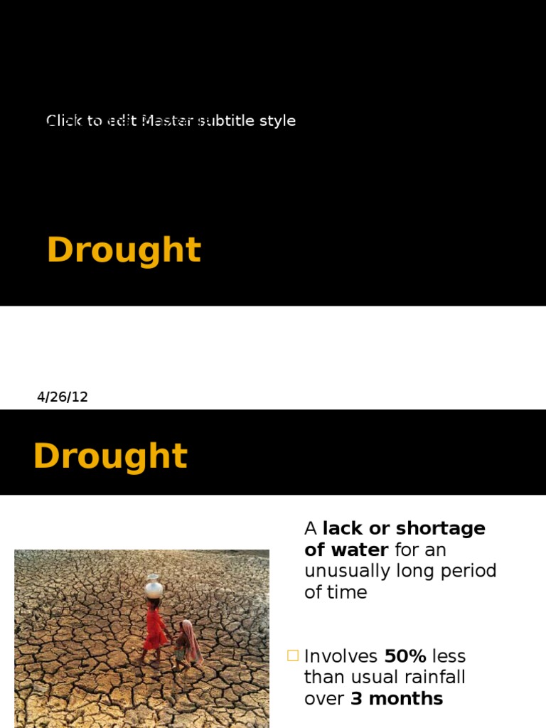 Case Study - Drought in The Sahel 2011 | PDF | Drought | Rain