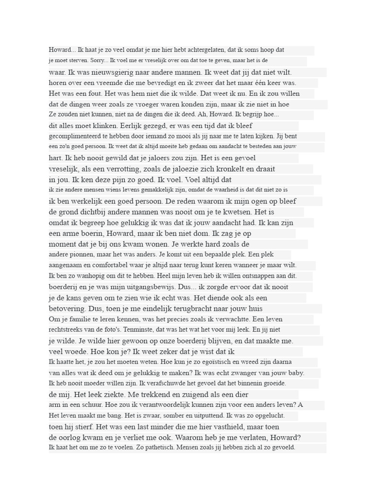 Monoloog Van Pearl | PDF