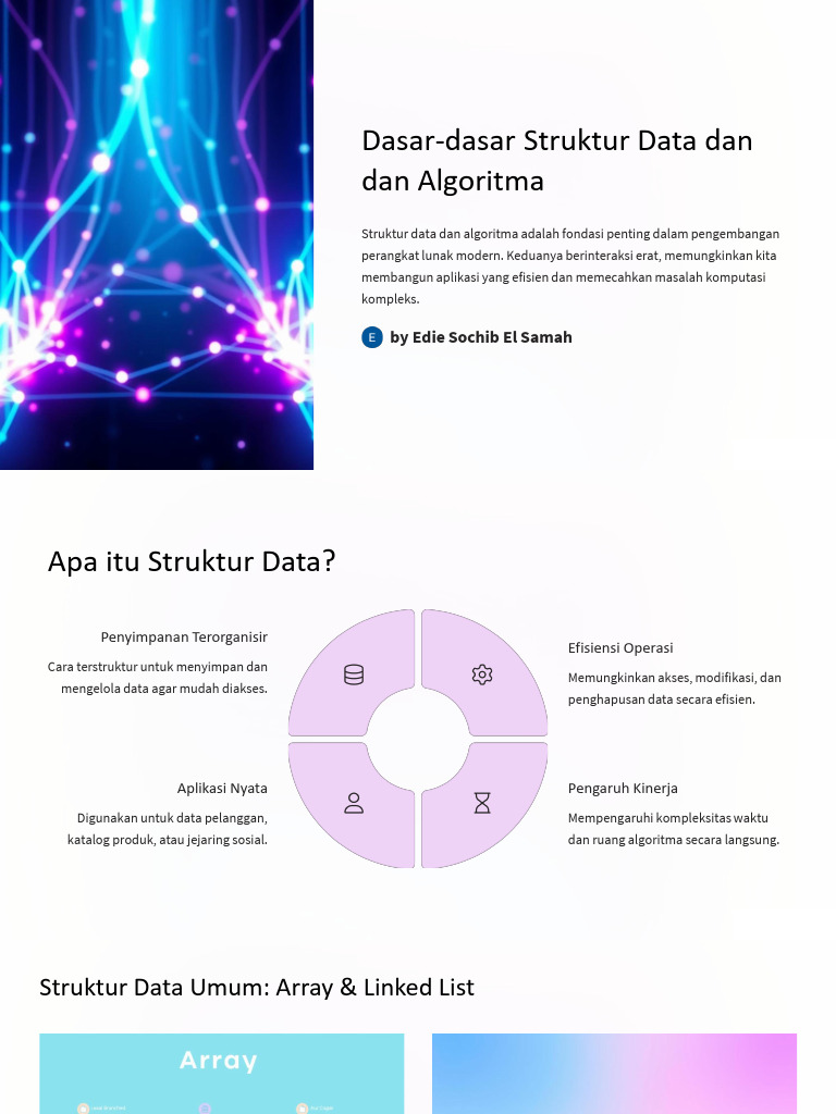 Berpikir Komputasional - Struktur Data Dan Algoritma Dasar - Informtaika Kelas X | PDF