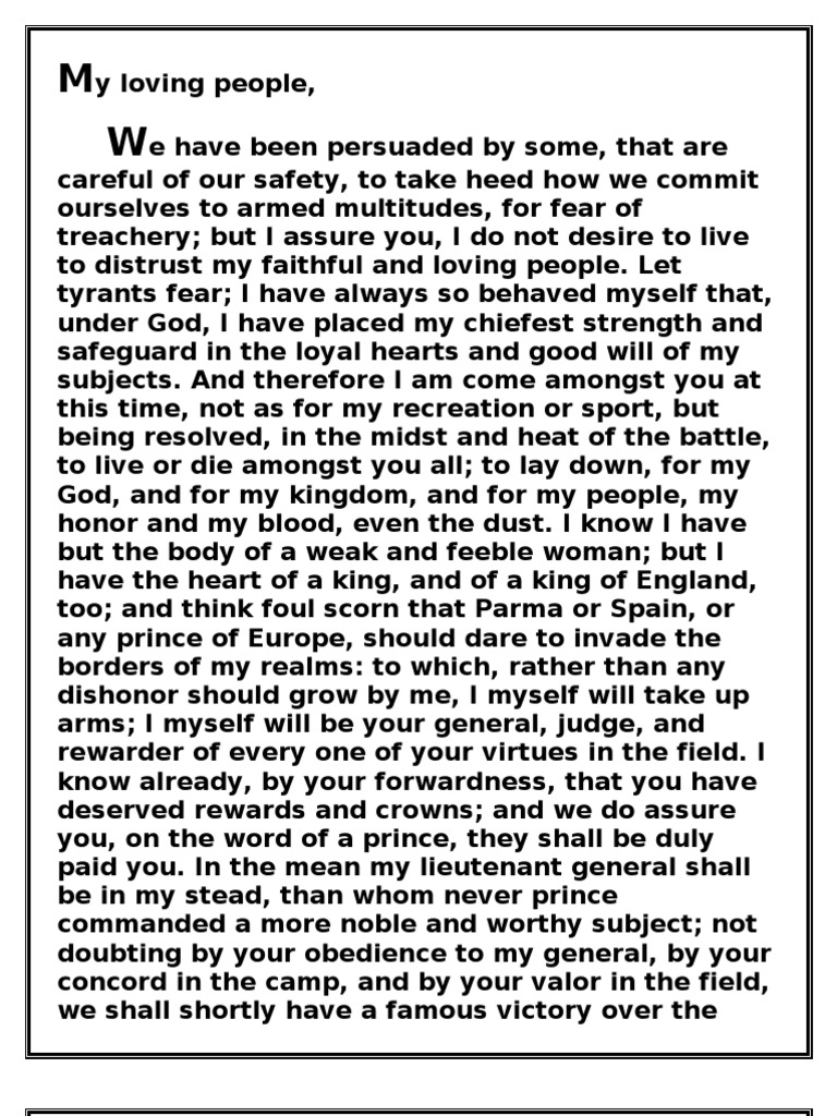 Queen Elizabeth Prompt | PDF | Elizabeth I Of England | Courage