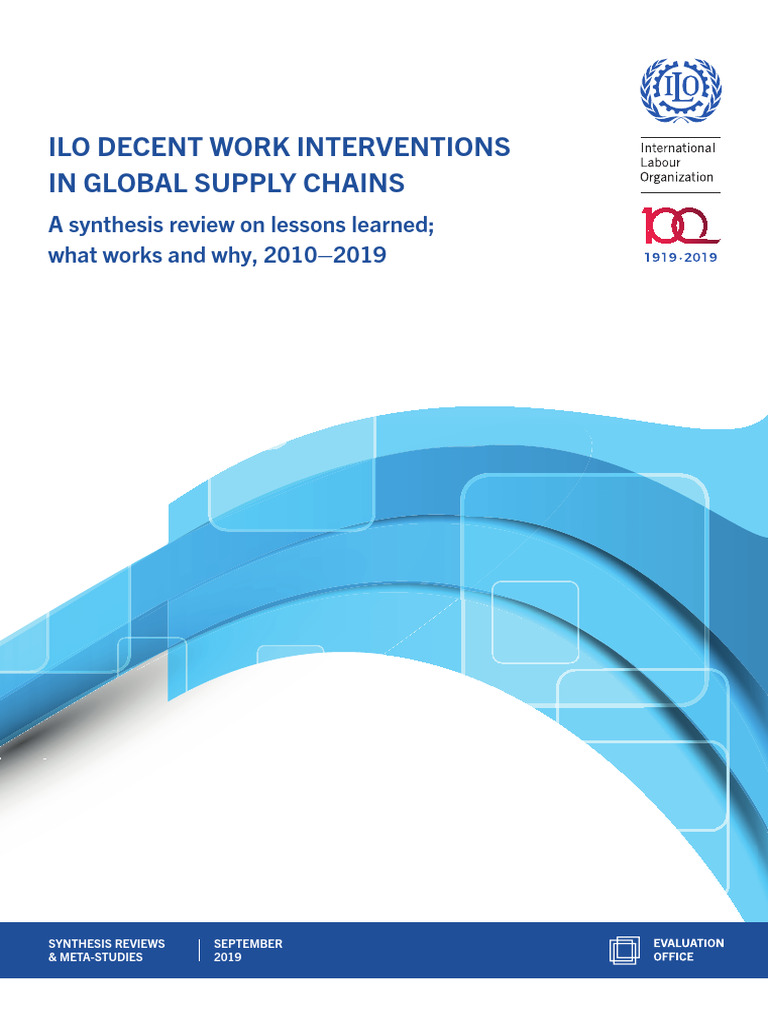 Wcms 722176 | PDF | International Labour Organization | Evaluation