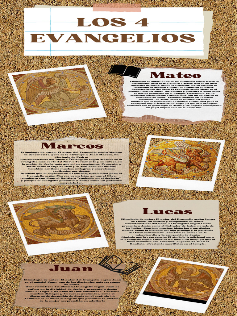 Características de los Cuatro Evangelios | PDF | Jesús | Evangelio de Mateo