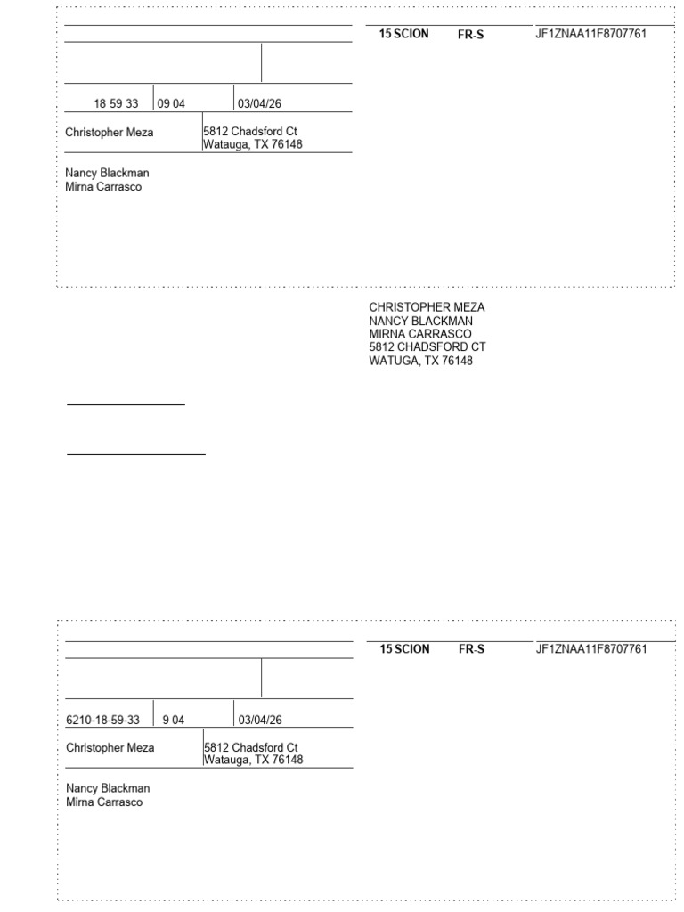 Texas Liability Insurance Policy Card | PDF | Insurance | Vehicles