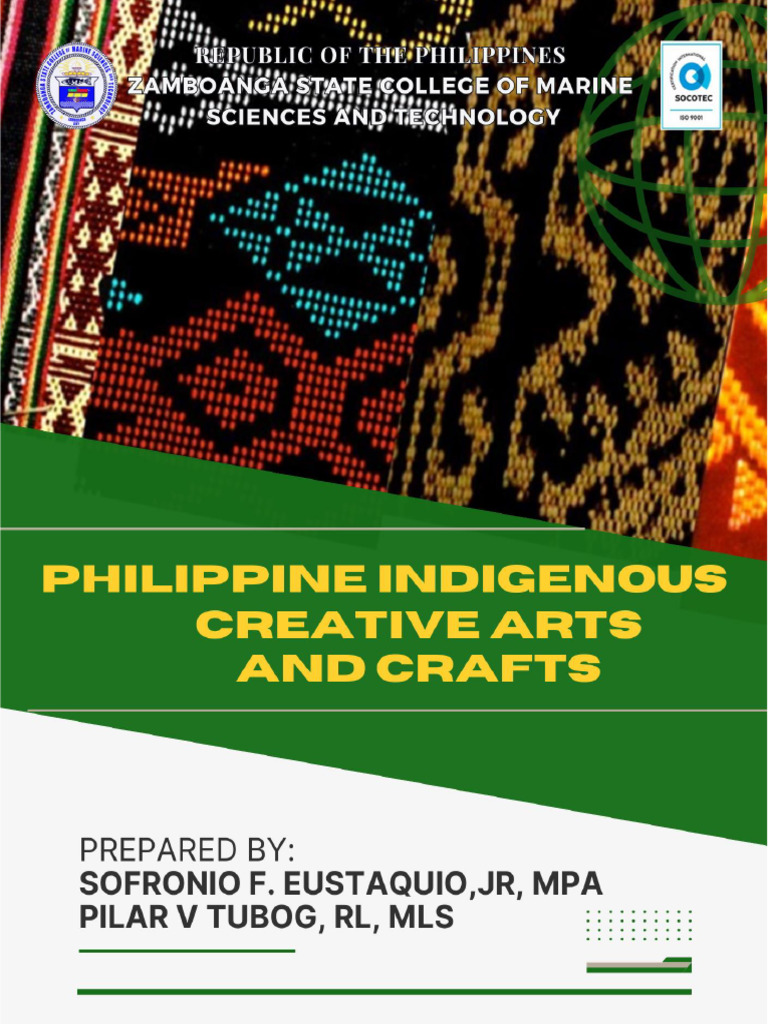 Philippine Indigenous Creative Arts and Crafts. | PDF | Textiles | Weaving