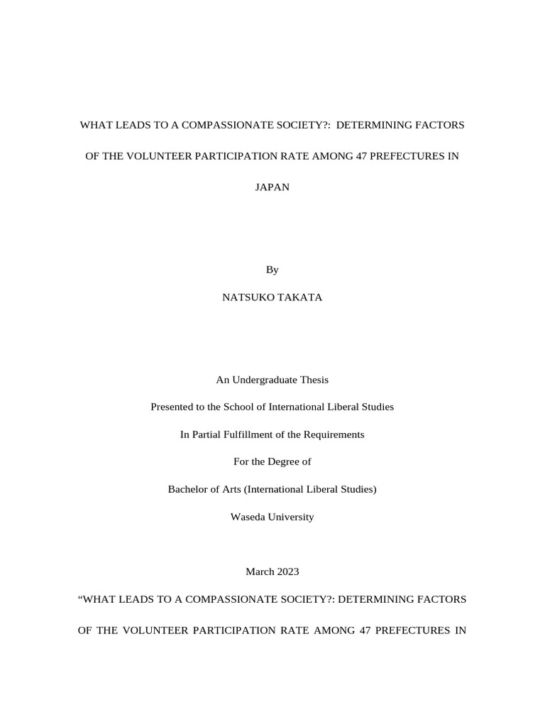 Thesis 2022F 1M190404-1 TAKATA Natsuko (Reviewed) | PDF | P Value | Dependent And Independent ...