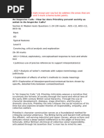 AQA Past Paper Questions: An Inspector Calls | PDF | Plays
