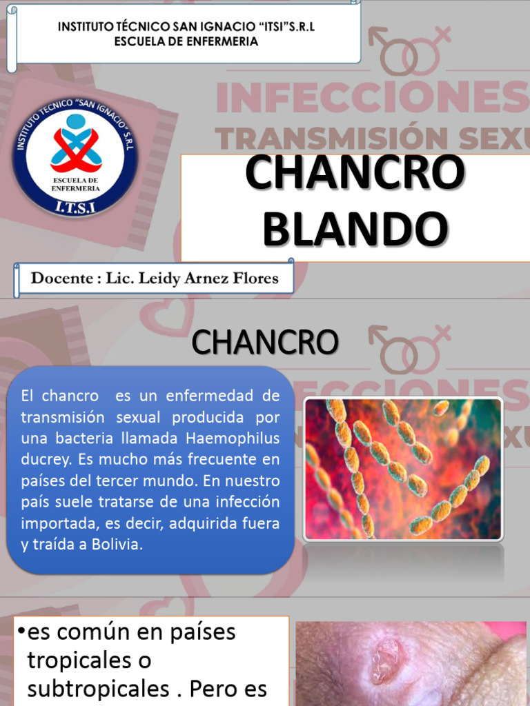 Chancro Blando: Síntomas y Tratamiento | PDF | Infección transmitida ...