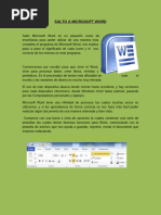 Introducción a Microsoft Word | PDF | Microsoft Word | Microsoft Office