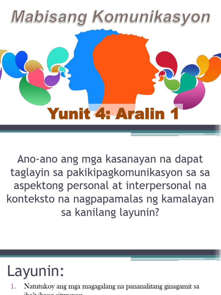 M4 Aralin1 Mga Magagalang Na Pananalita at Estratehiya Sa Pamamahala NG ...
