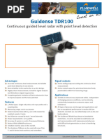 TDR 3000 Guided Wave Radar Specification Sheet | PDF | Radar ...