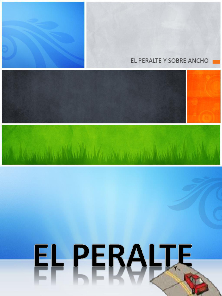 Peralte y Sobreancho | PDF | Eje | Vehículos