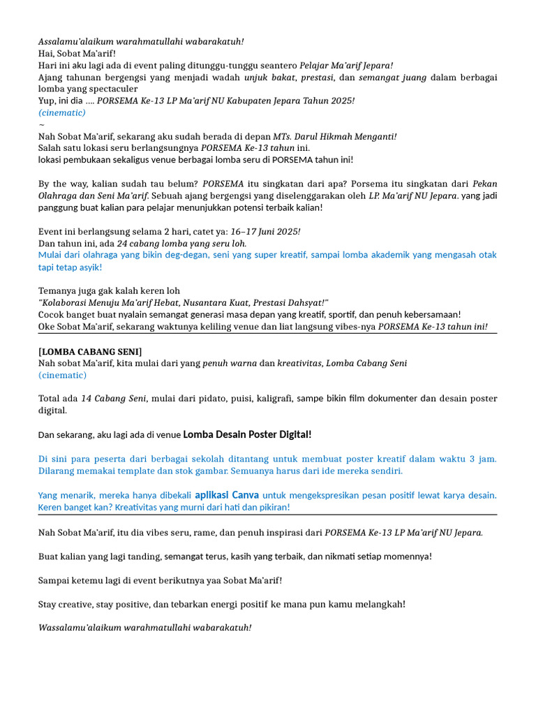 Script Lomba Mts | PDF