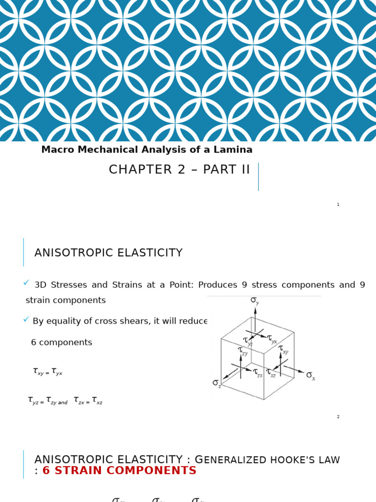 Chapter 2 Part 2 | PDF | Stress (Mechanics) | Elasticity (Physics)