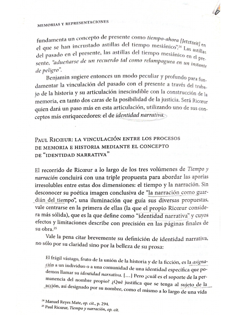 Daniel Feierstein - Cap Memoria y Representaciones | PDF