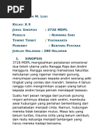 Resensi Novel 3726 MDPL | PDF