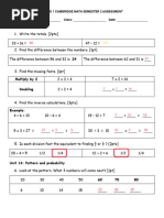 Grade 3 Math Practice Book Answers | PDF