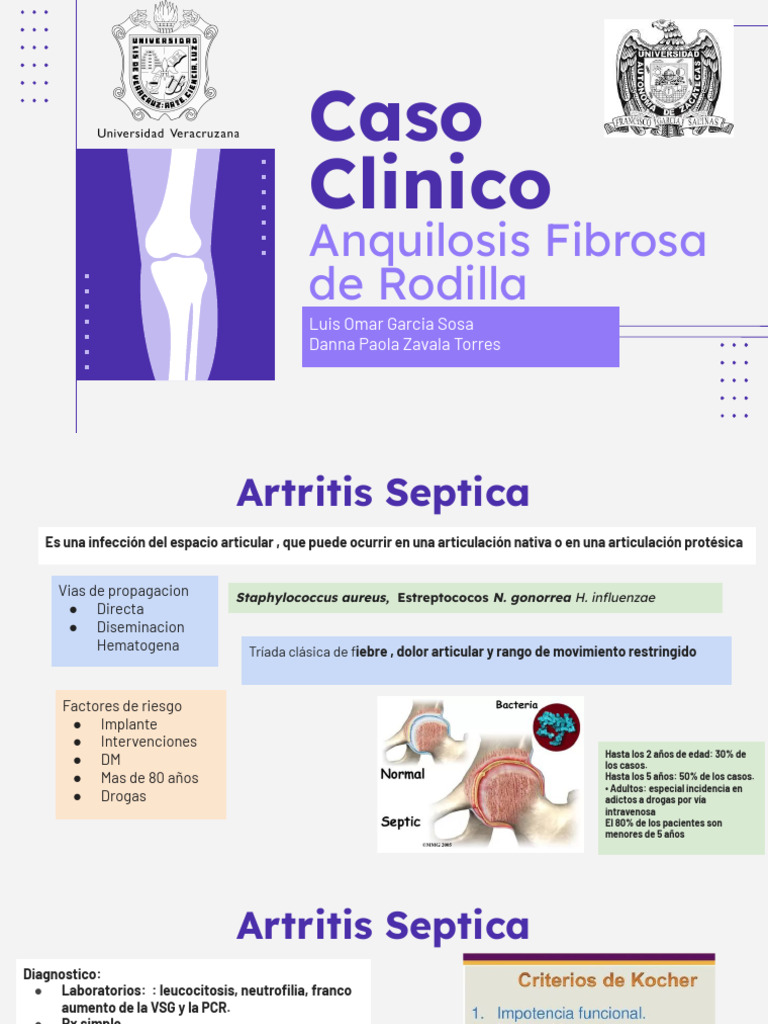 Anquilosis Fibrosa | PDF | Rodilla | Articulación