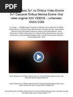 Vídeo 5v1 Erome no Ônibus em Cascavel | PDF