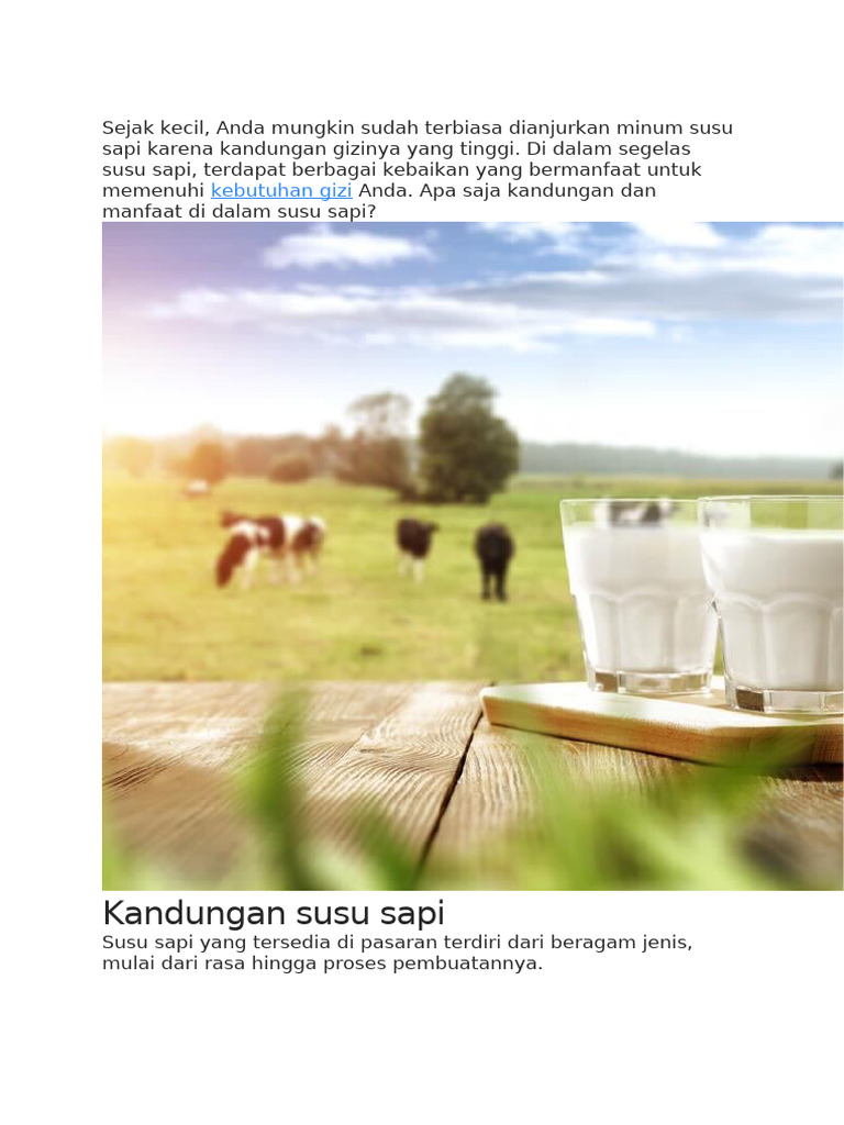 Susu 2 | PDF