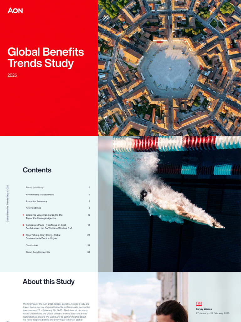 Aon 2025 Global Benefits Trends Insights | PDF | Business Process ...